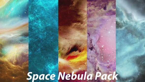 Beautiful Space Nebula Pack, Motion Graphics | VideoHive