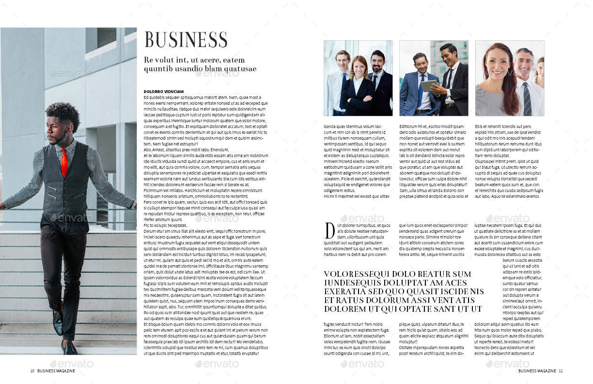 Business Magazine, Print Templates | GraphicRiver