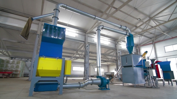 Modern Plastic Recycling Is the Process of Waste Plastic Into Tiles ...