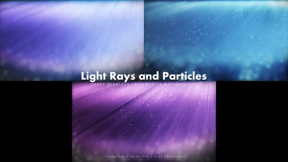 Light Rays and Particles, Motion Graphics | VideoHive
