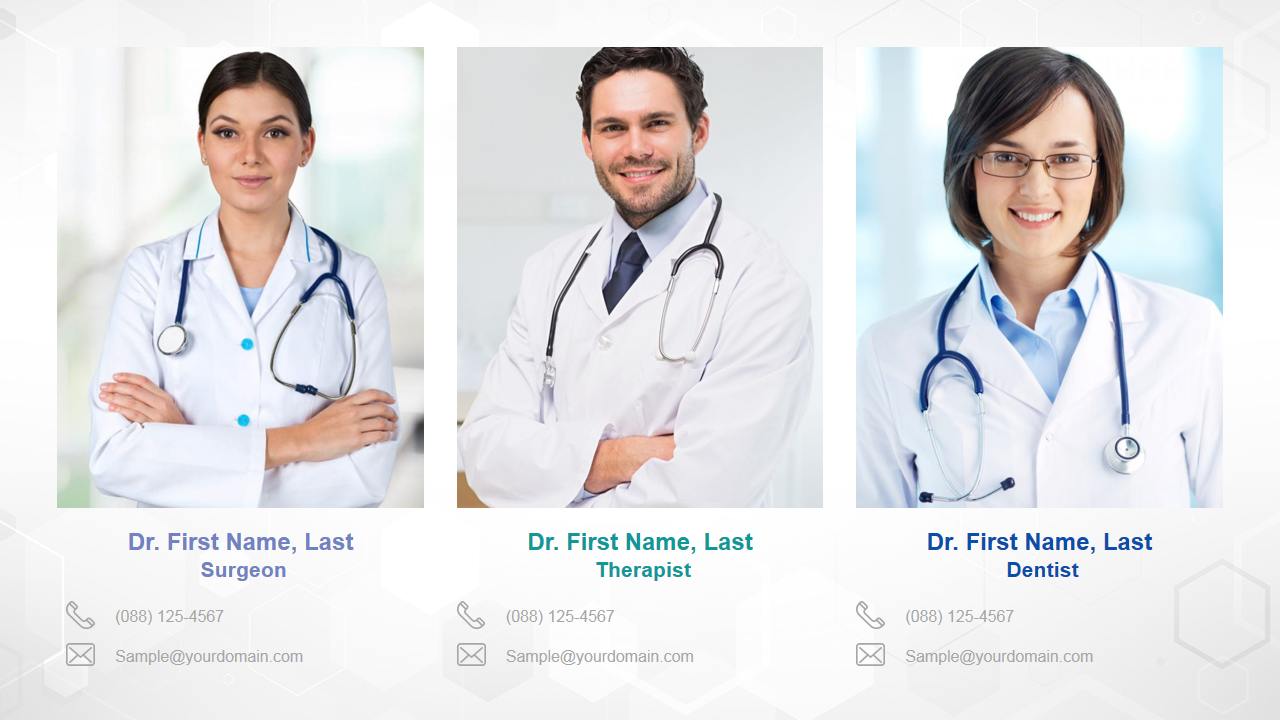 Medical Center Profile PowerPoint Presentation Template Designs ...