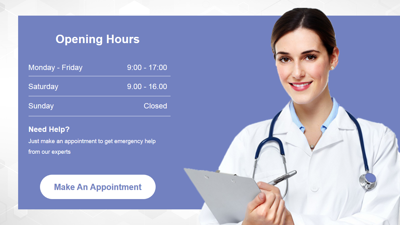 Medical Center Profile PowerPoint Presentation Template Designs ...