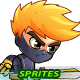 Ninja 2D Game Character Sprites, Game Assets | GraphicRiver