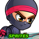 Ninja 2D Game Character Sprites, Game Assets | GraphicRiver