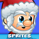 Santa 2D Game Character Sprites 279, Game Assets | GraphicRiver