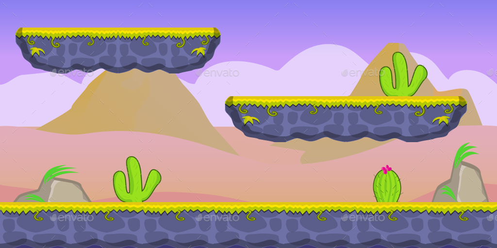 Platformer Game Background 20, Game Assets | GraphicRiver