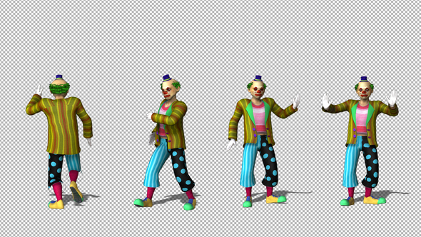 Clown Robot Dance, Motion Graphics | VideoHive