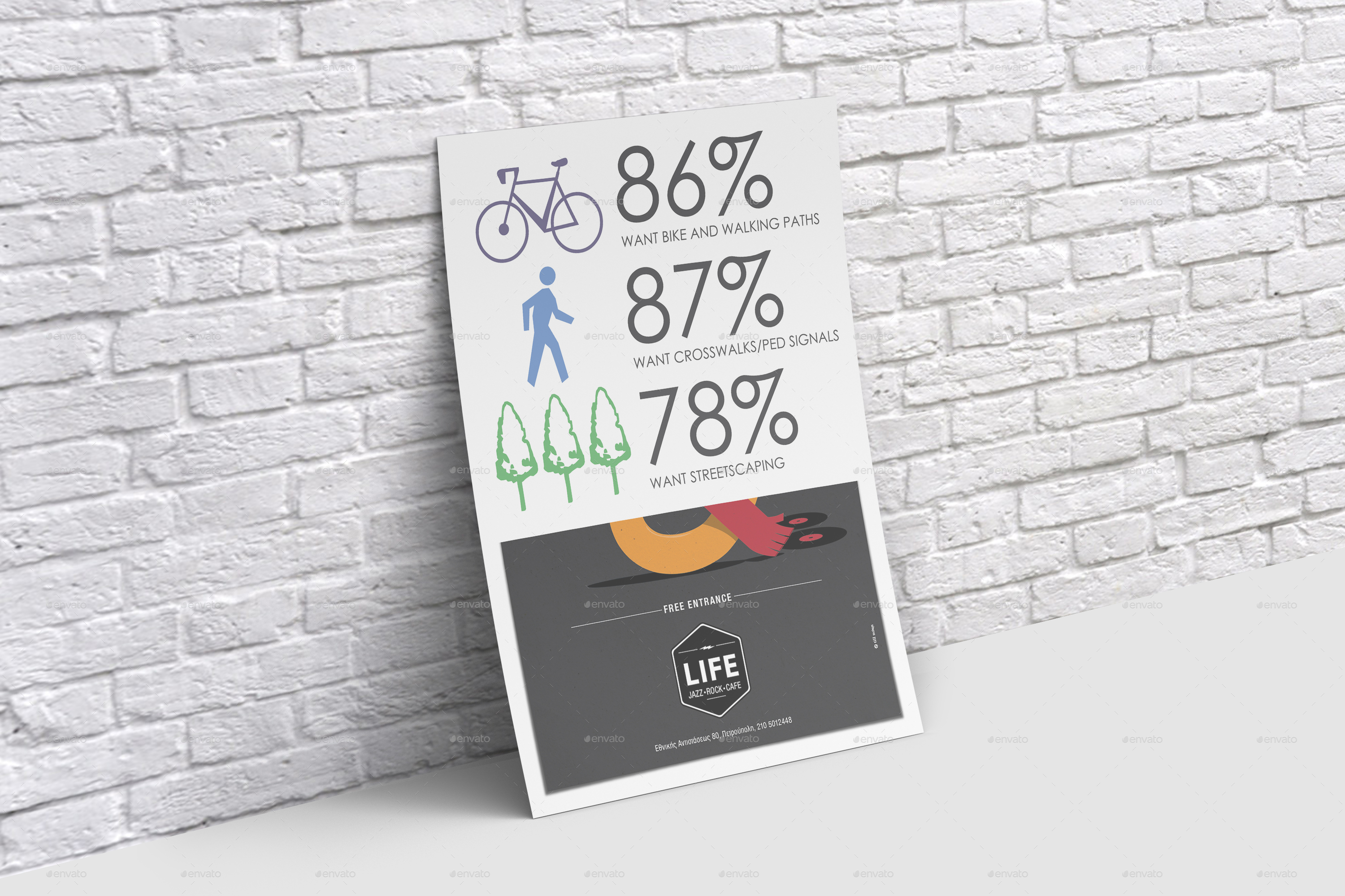 A5 Flyer / Poster Mock-Up, Graphics | GraphicRiver