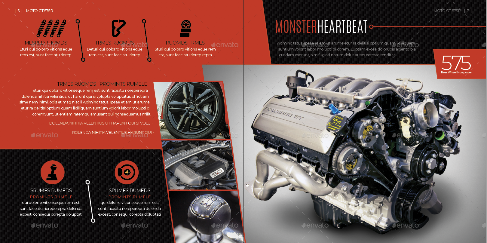 12pg Square Performance Brochure, Print Templates | GraphicRiver