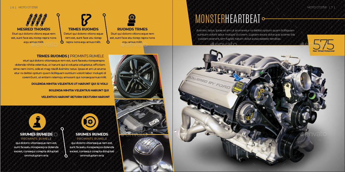 12pg Square Performance Brochure, Print Templates | GraphicRiver