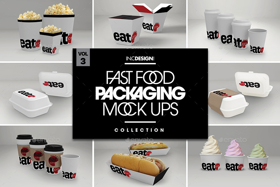 Fast Food Boxes Bundle, Graphics | GraphicRiver