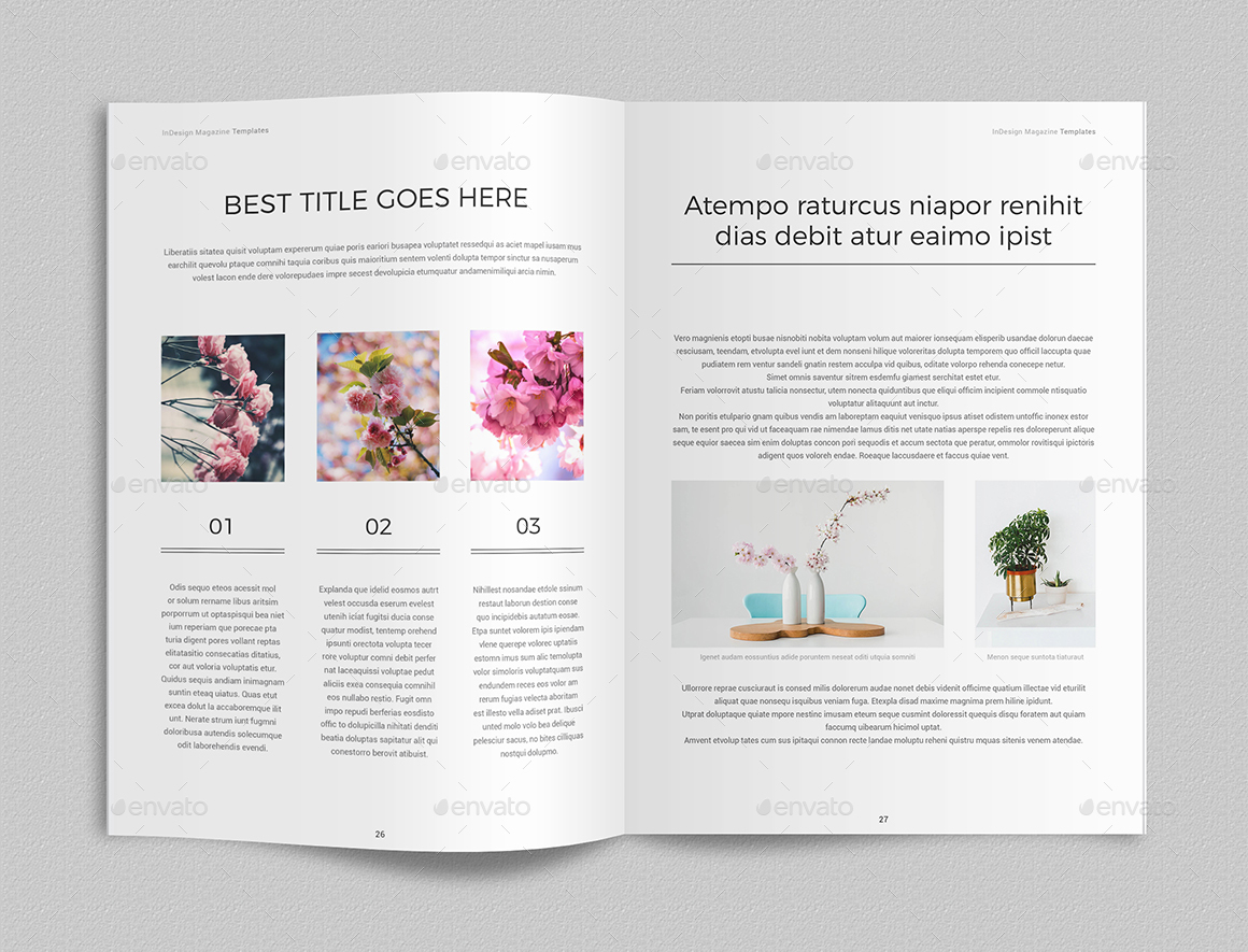 Clean Magazine, Print Templates | GraphicRiver
