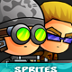 Soldiers 2D Game Character Sprites 209, Game Assets | GraphicRiver