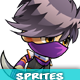 Assassin 2 Game Character Sprites 205, Game Assets | GraphicRiver