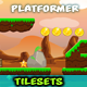Rocky Place Game Platformer Tilesets 22, Game Assets | GraphicRiver