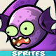 Flying Monster Enemies Charcter Sprites 126, Game Assets | GraphicRiver