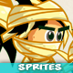 The Mummy Kids 2D Game Character Sprites 114, Game Assets | GraphicRiver