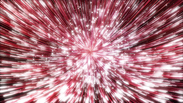 Red Streaks Shine Particles, Motion Graphics | VideoHive