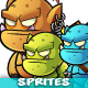 Orc 2D Game Character Sprites 97, Game Assets | GraphicRiver