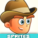 CowBoy 2D Game Character Sprites 88, Game Assets | GraphicRiver