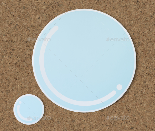 Bubble water cut out paper icon Stock Photo by Rawpixel | PhotoDune