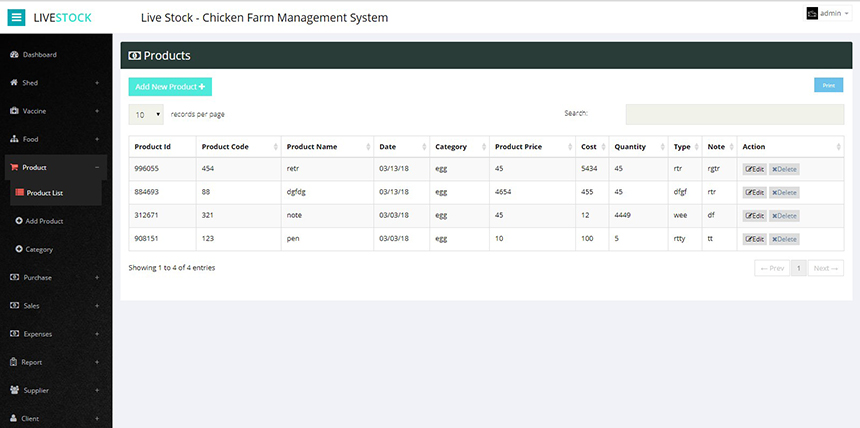 Livestock Management System by wusoft | CodeCanyon