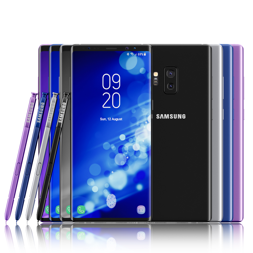 Samsung Galaxy Note 9 All colors Concept by madMIX_X | 3DOcean