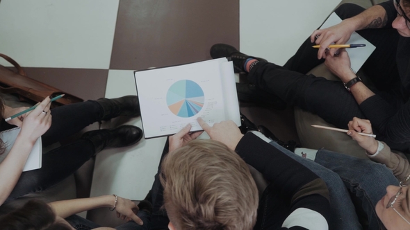 Briefing at the Meeting, International Team, Stock Footage | VideoHive