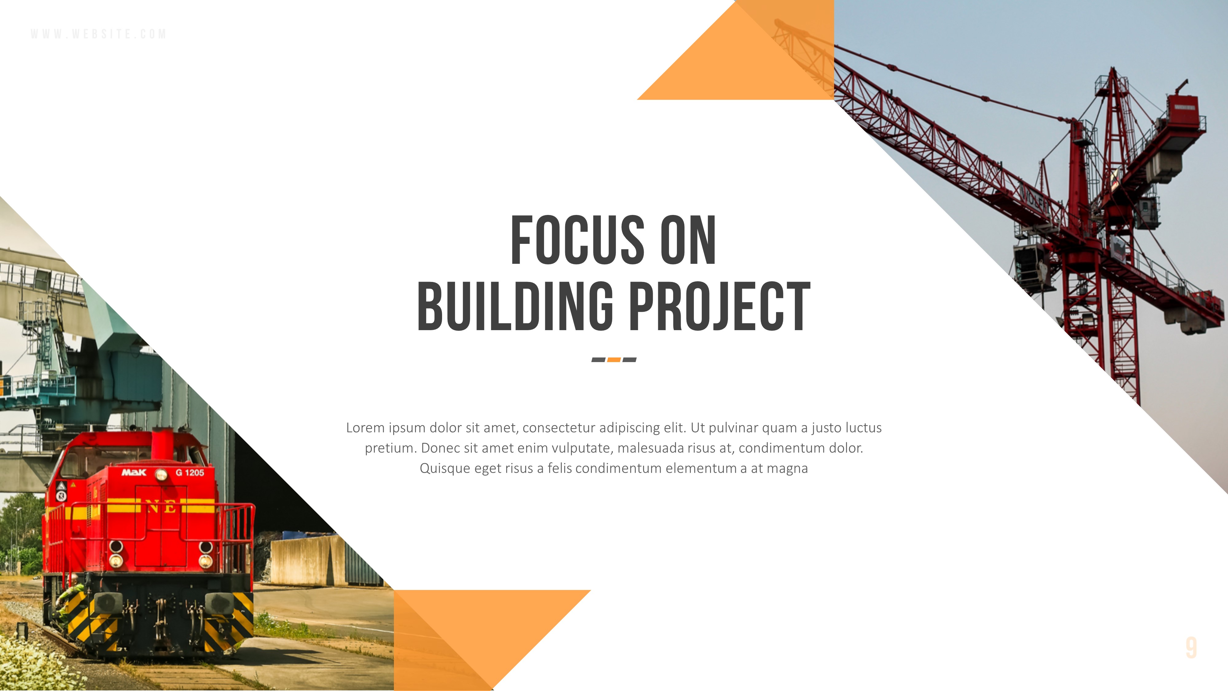 Keystone - Construction Powerpoint Template, Presentation Templates