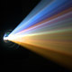 Digital Video Projector Lens Colorful Bright Rays by creativesight