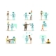 Smiling People and Robot Assistants, Vectors | GraphicRiver