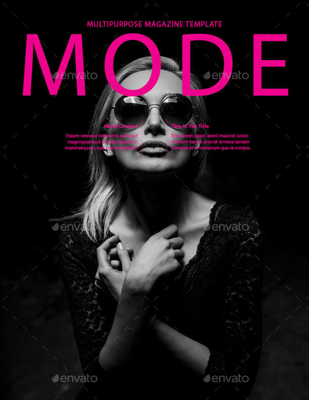 Mode Magazine, Print Templates | GraphicRiver