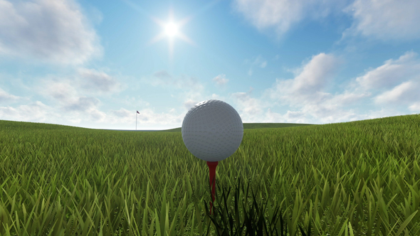 Golf Ball and Sun, Motion Graphics | VideoHive