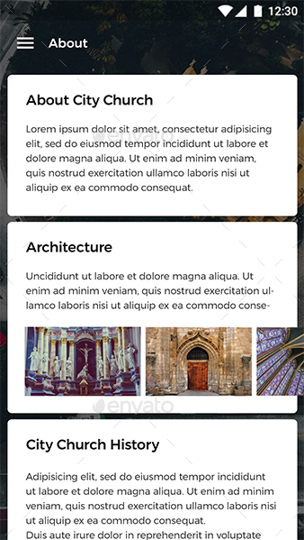 Church App UI Kit | Community App UI Kit | Temple App UI Kit | Scholar ...