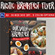 Rustic Breakfast Flyer, Print Templates | GraphicRiver