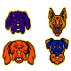 Working Dogs Mascot Collection Set, Vectors | GraphicRiver