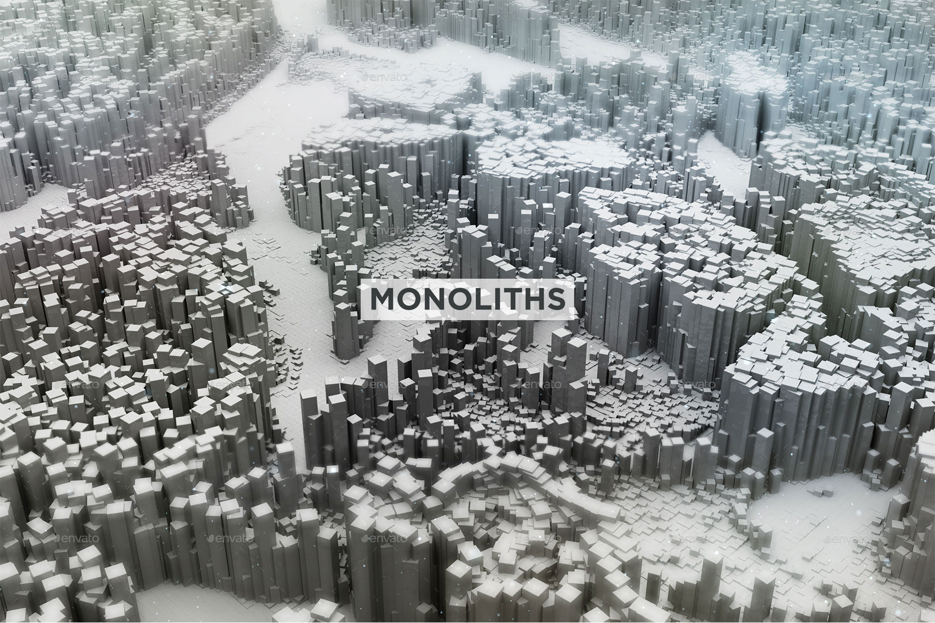 Monoliths Landscapes, Graphics | GraphicRiver