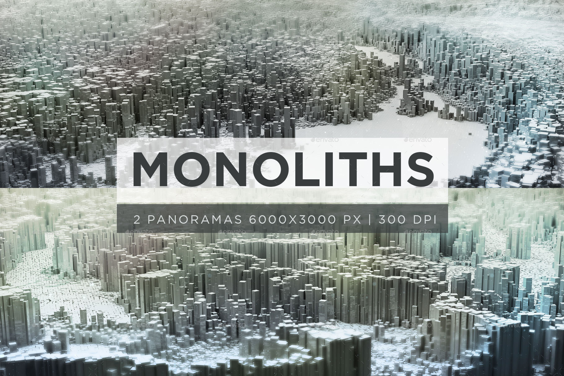 Monoliths Landscapes, Graphics | GraphicRiver