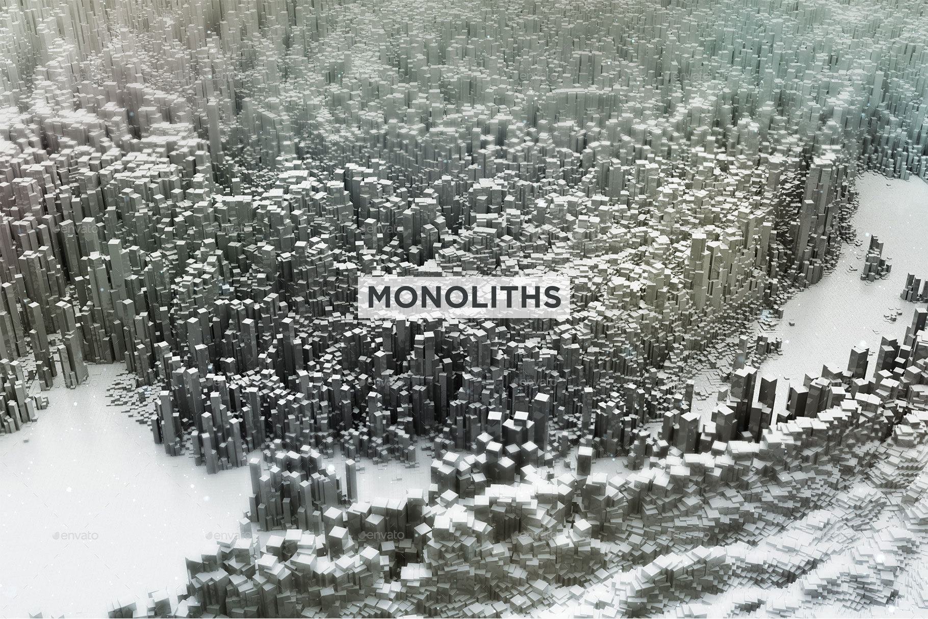 Monoliths Landscapes, Graphics | GraphicRiver