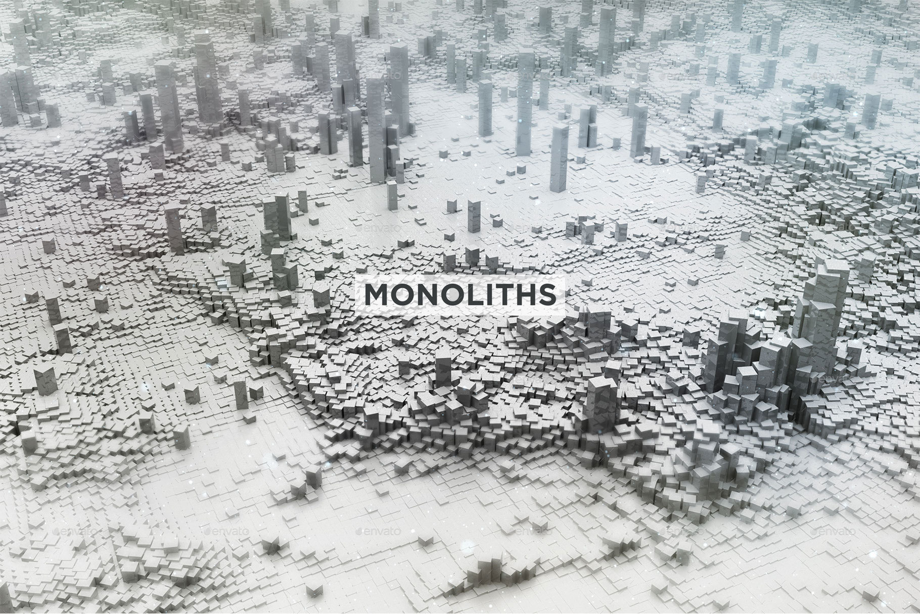 Monoliths Landscapes, Graphics | GraphicRiver