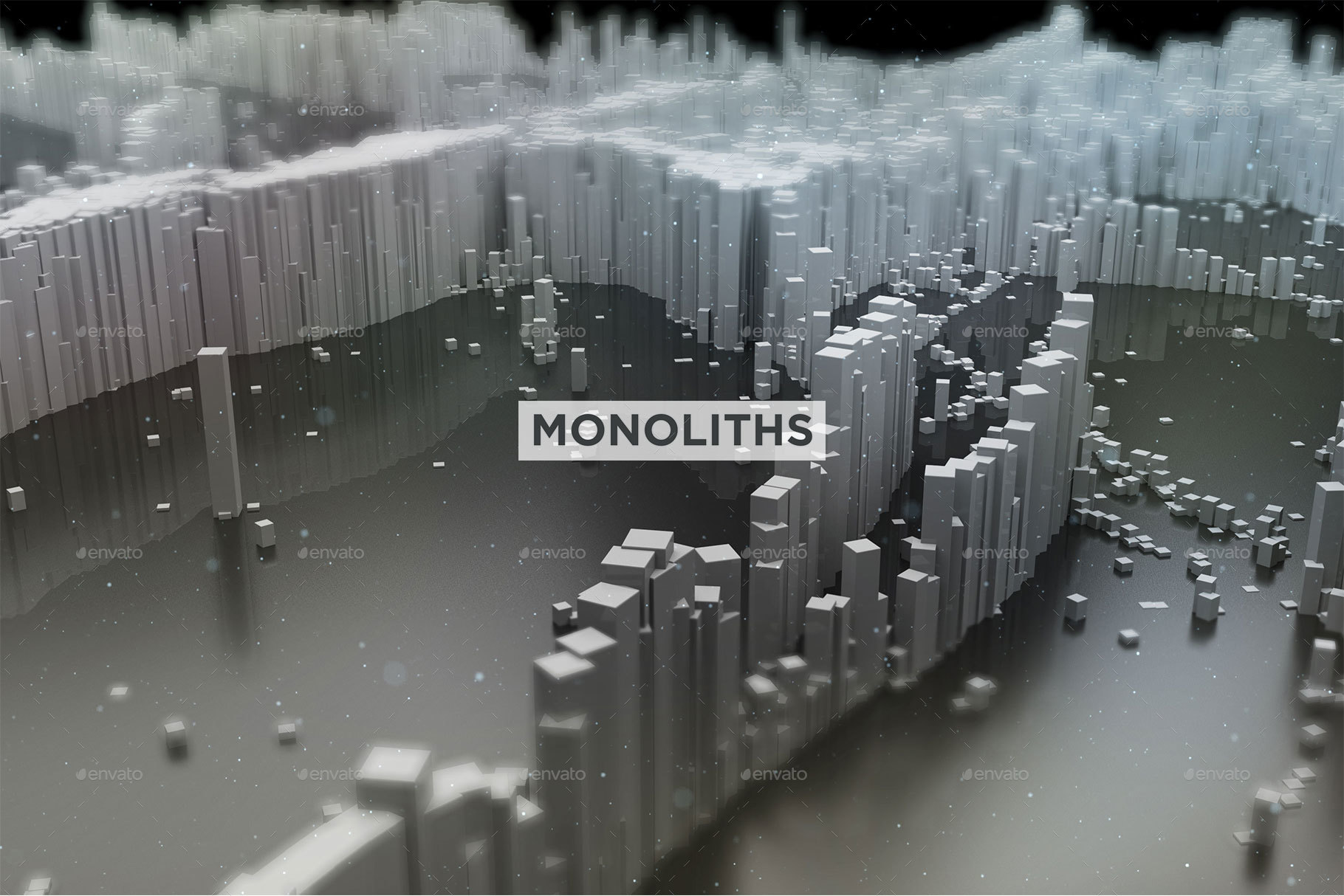 Monoliths Landscapes, Graphics | GraphicRiver