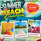 Summer Beach Vacation, Print Templates | GraphicRiver
