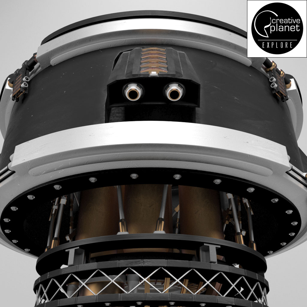 Engine space rocket by kr3atura | 3DOcean