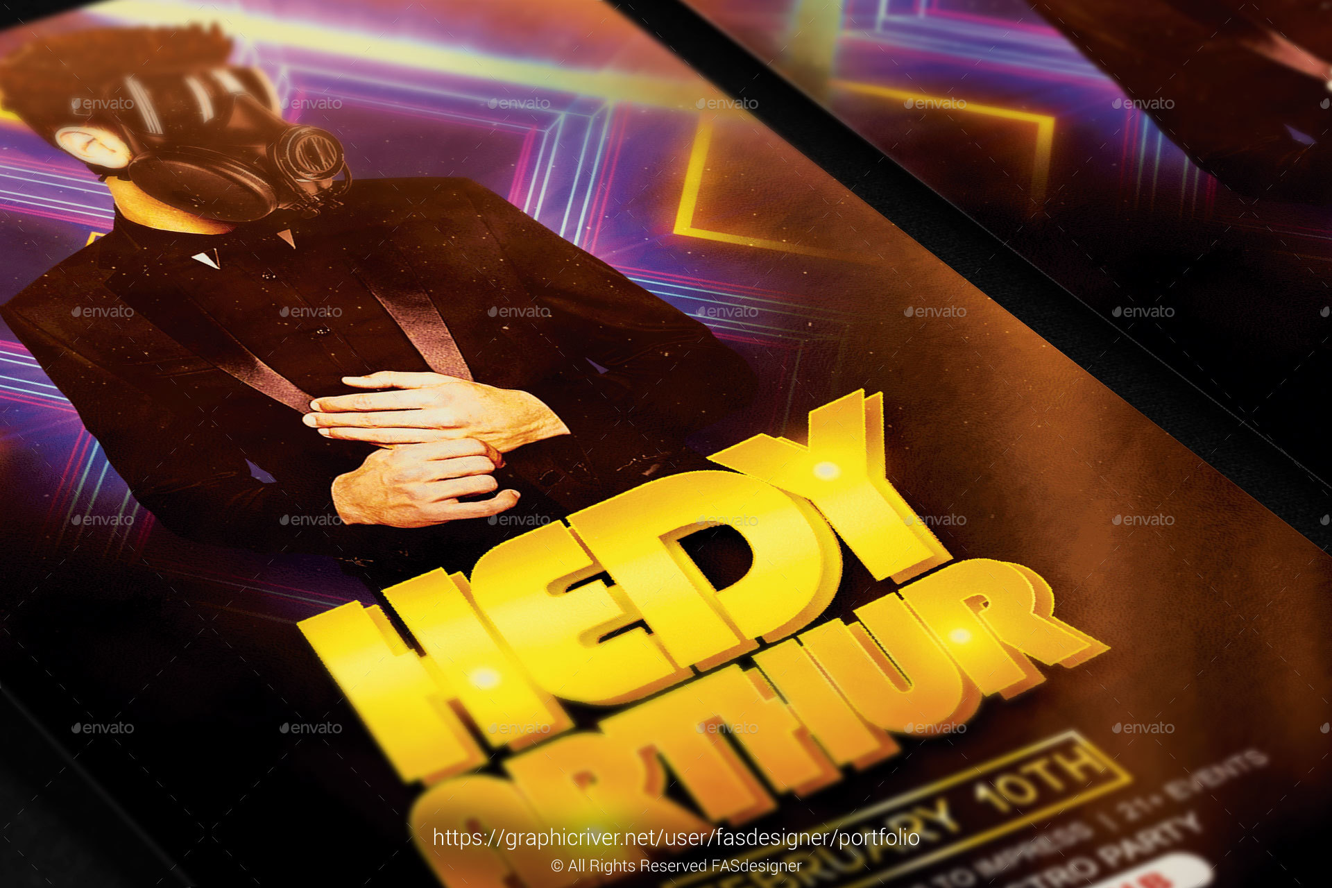 Guest Artist Flyer v3, Print Templates | GraphicRiver