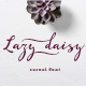 Lazy Daisy Font, Fonts | GraphicRiver