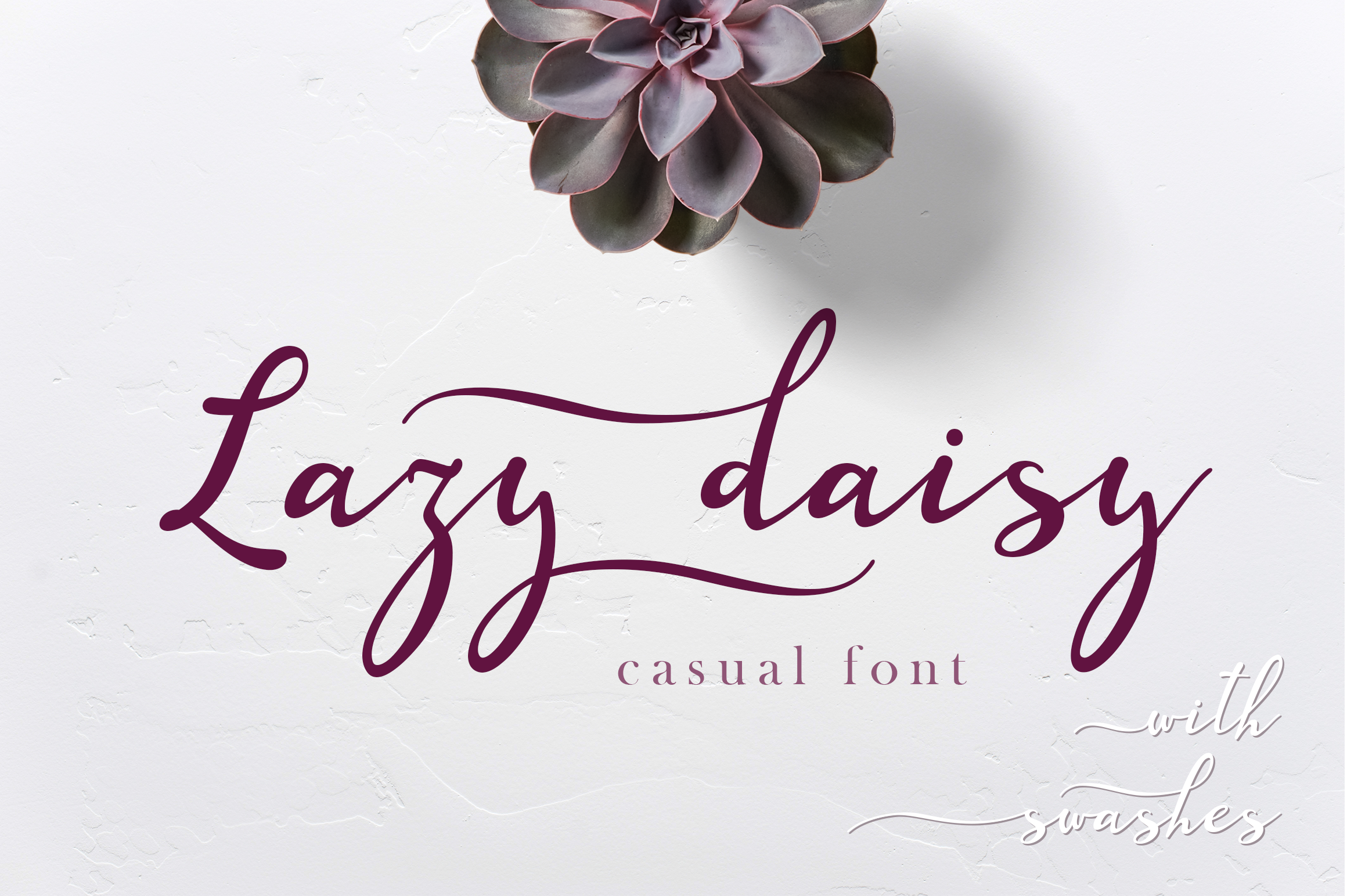 Lazy Daisy Font, Fonts | GraphicRiver