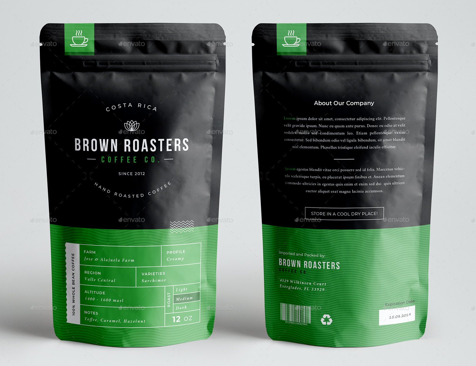 Coffee Label Design, Print Templates | GraphicRiver