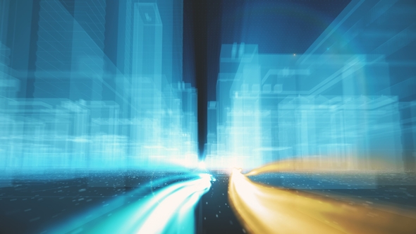 Abstract Seamless Loop Animation of Fiber Optic Cables Carrying ...