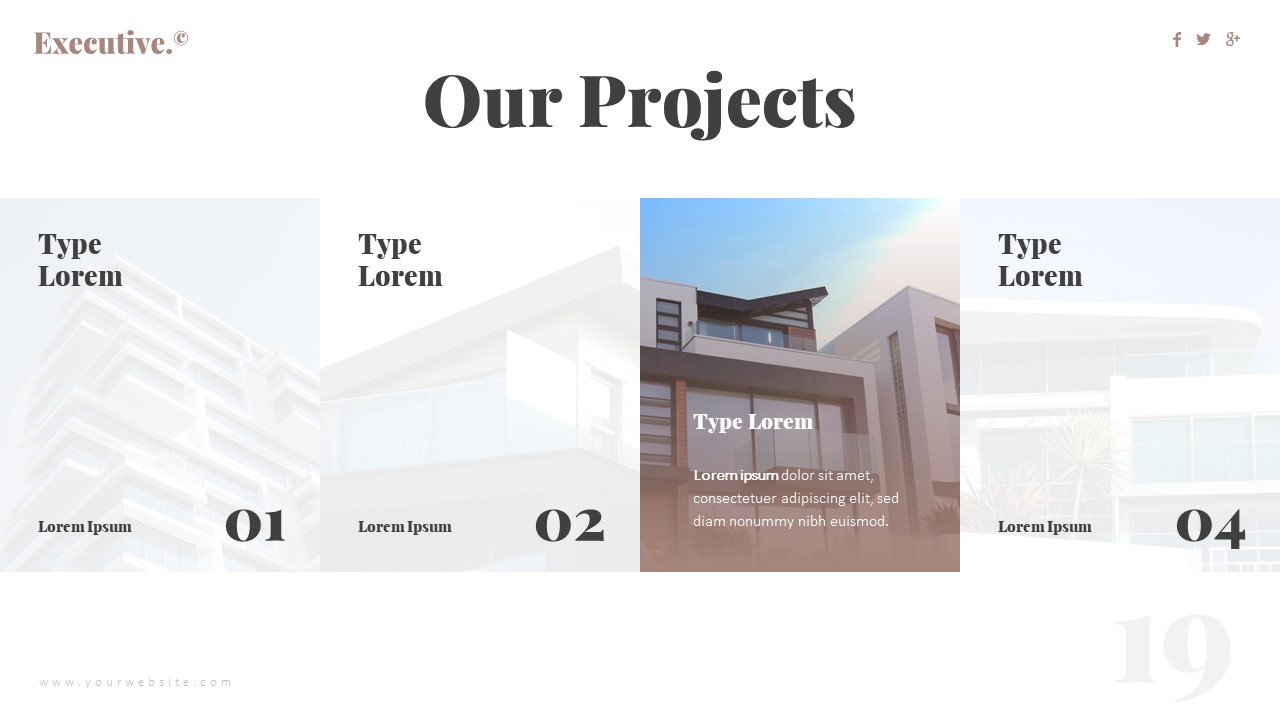 Executive - Real Estate Presentation Template, Presentation Templates