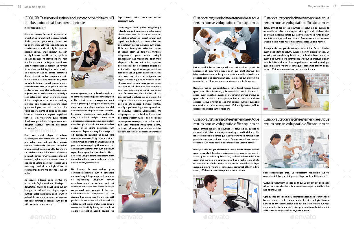 Business Magazine, Print Templates | GraphicRiver